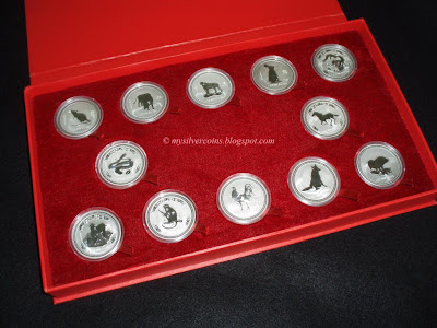 Silver Coins Collection: Lunar coins from Perth Mint