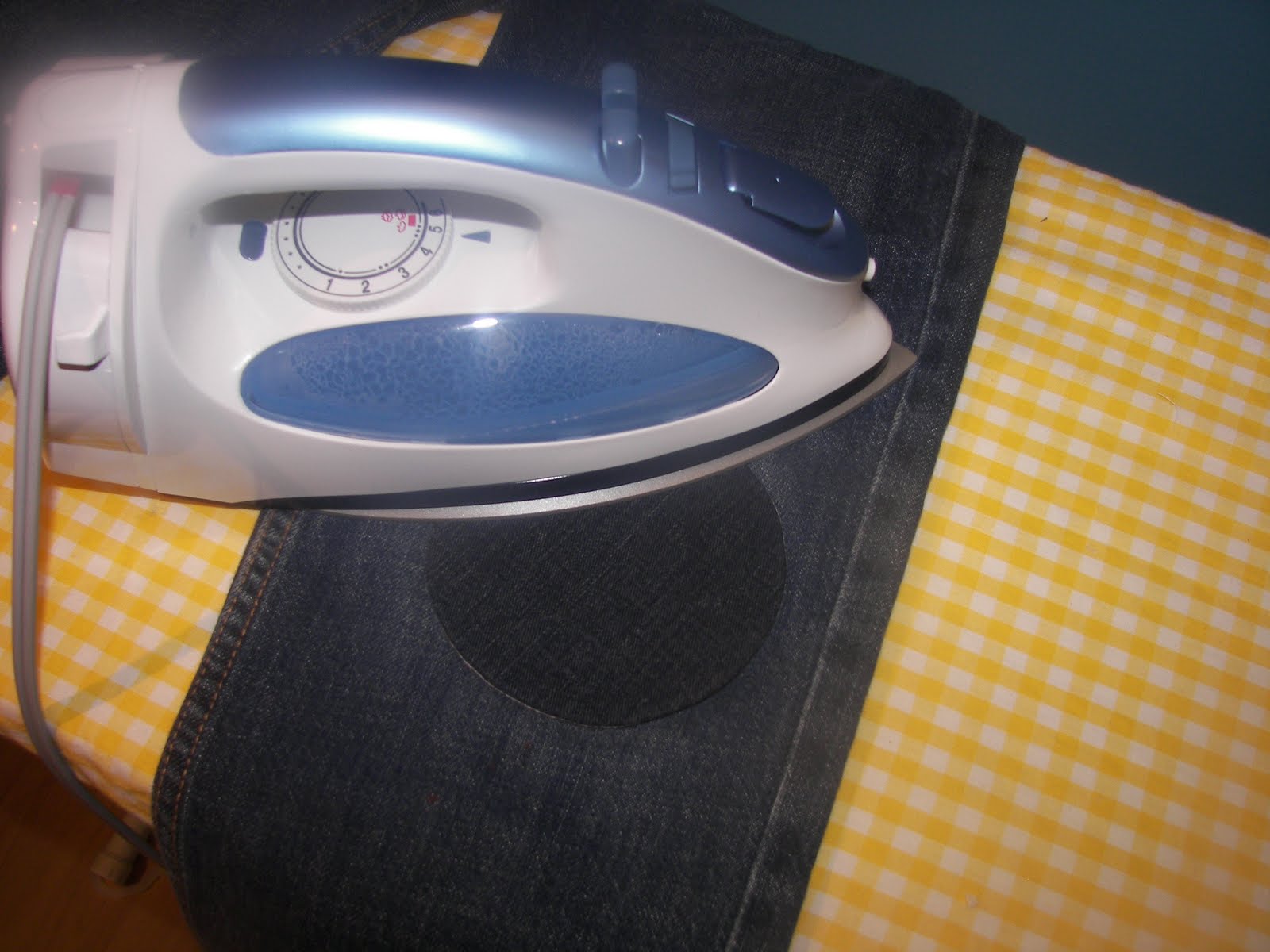 Making More with Less: Mending Week: Patching Jeans Tutorial