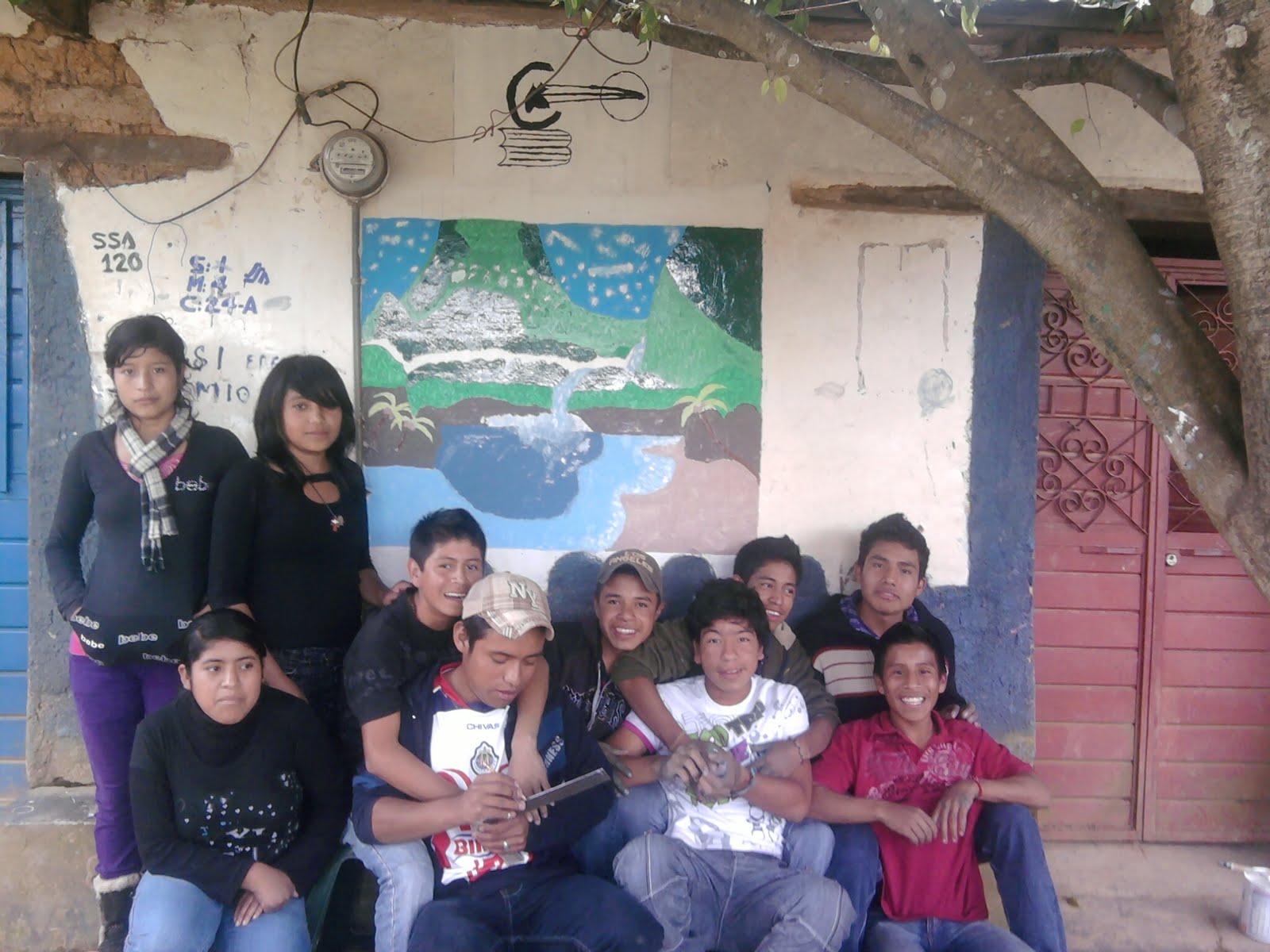 COBACH 202 LAGUNA DEL COFRE: Murales que inspiran a cuidar la naturaleza