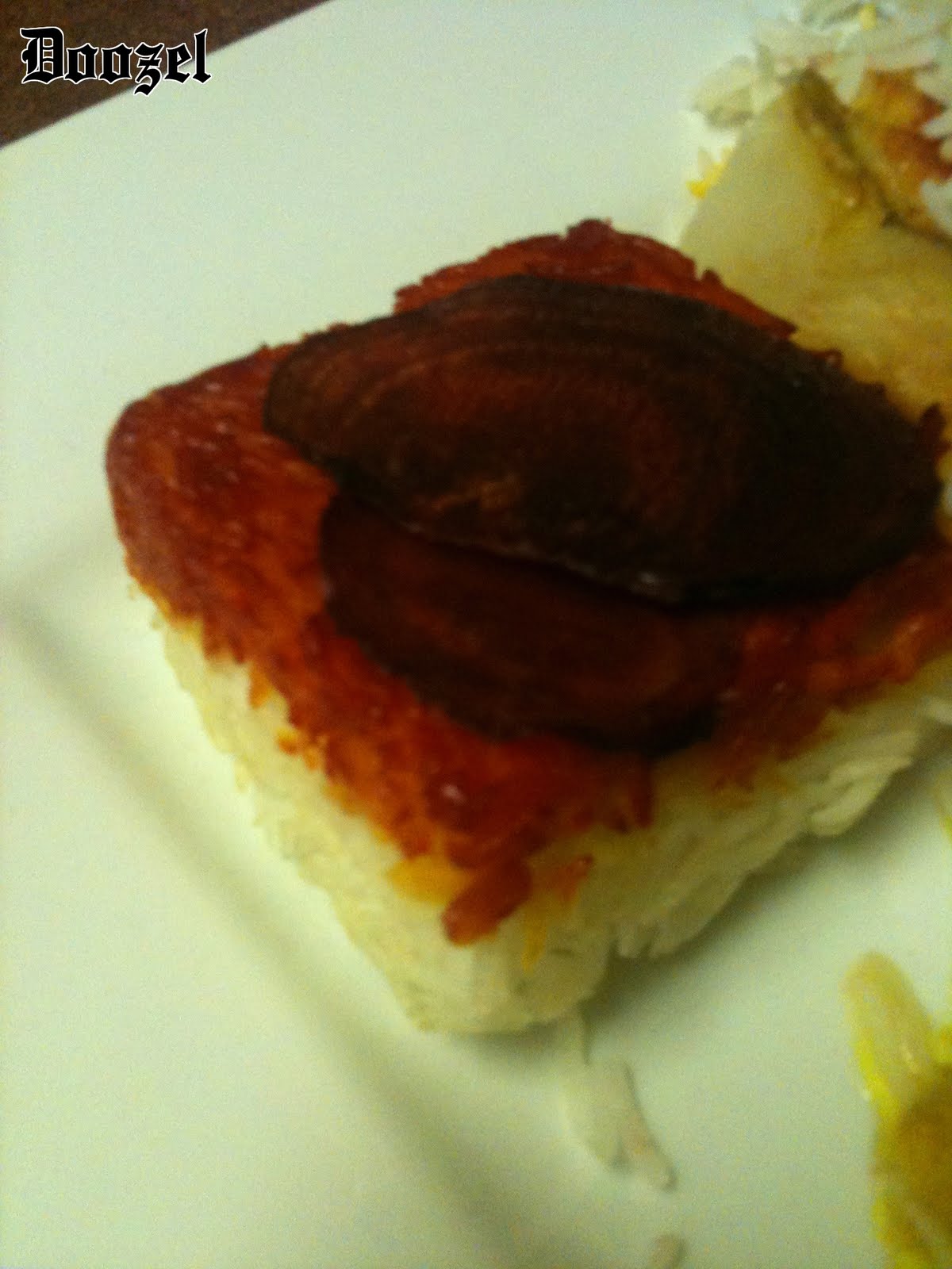 Oven baked rice(Tah-Dig) with beetroots and potatoes-ته دیگ قالبی در فر