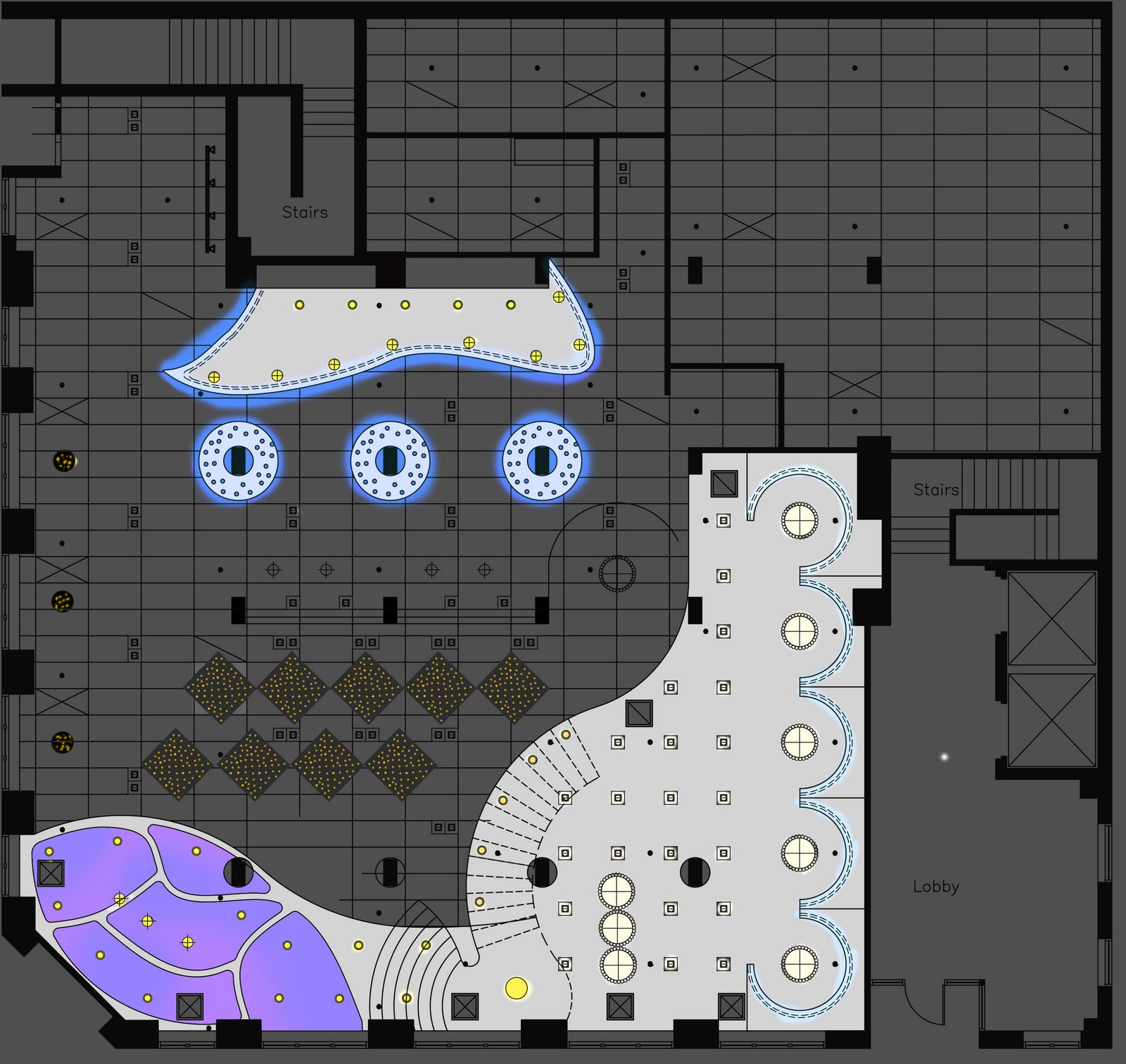 Trang Interior: Work in Progress of LUMEN RESTAURANT PROJECT