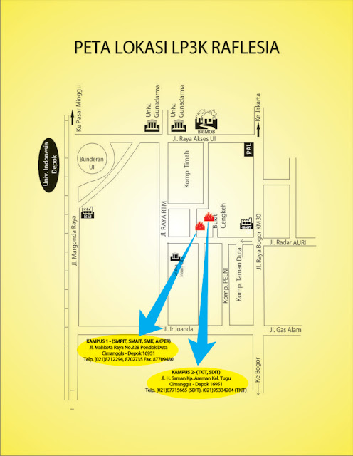 SDIT RAFLESIA: LOKASI