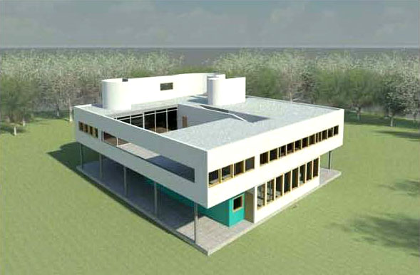 Lily Glover: Villa Savoye: Revit Model