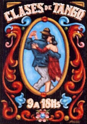 fileteado porteño de Carlos Acquisto: TANGO Y FILETEADO