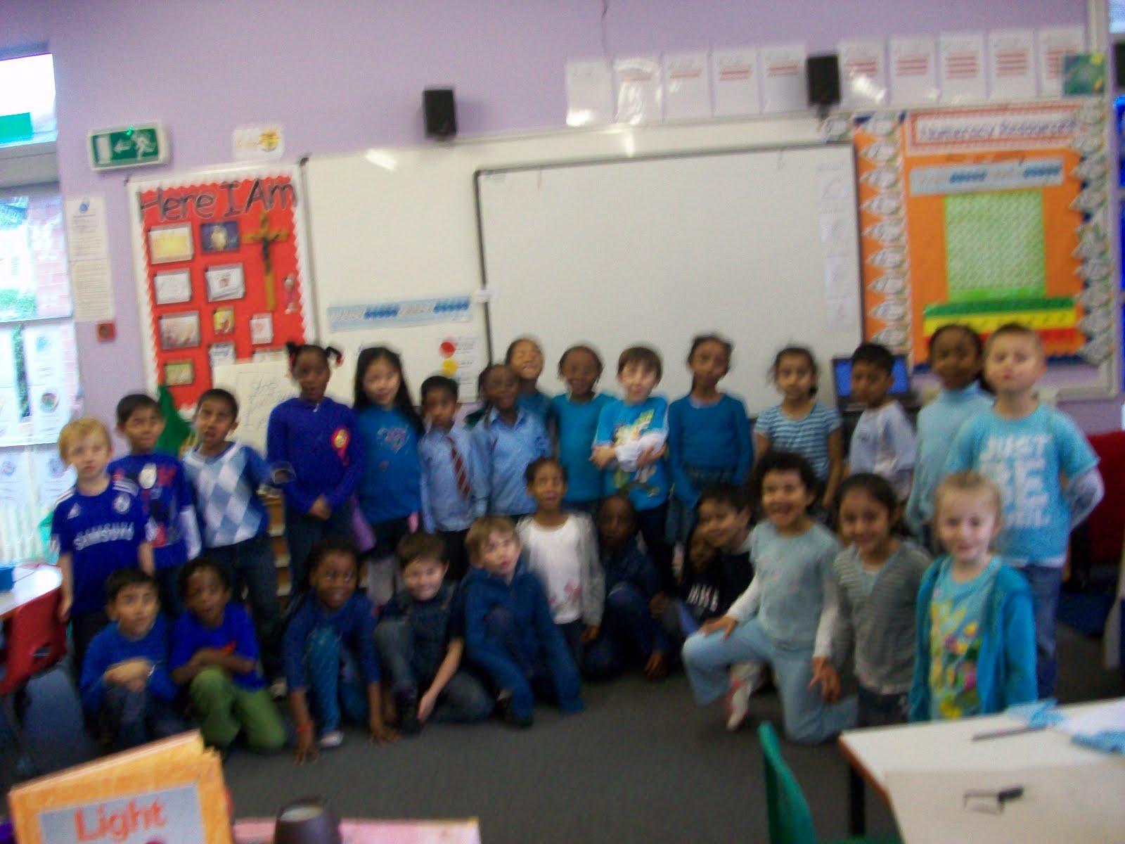 St Aidan's Catholic Primary School: Blue for Peace
