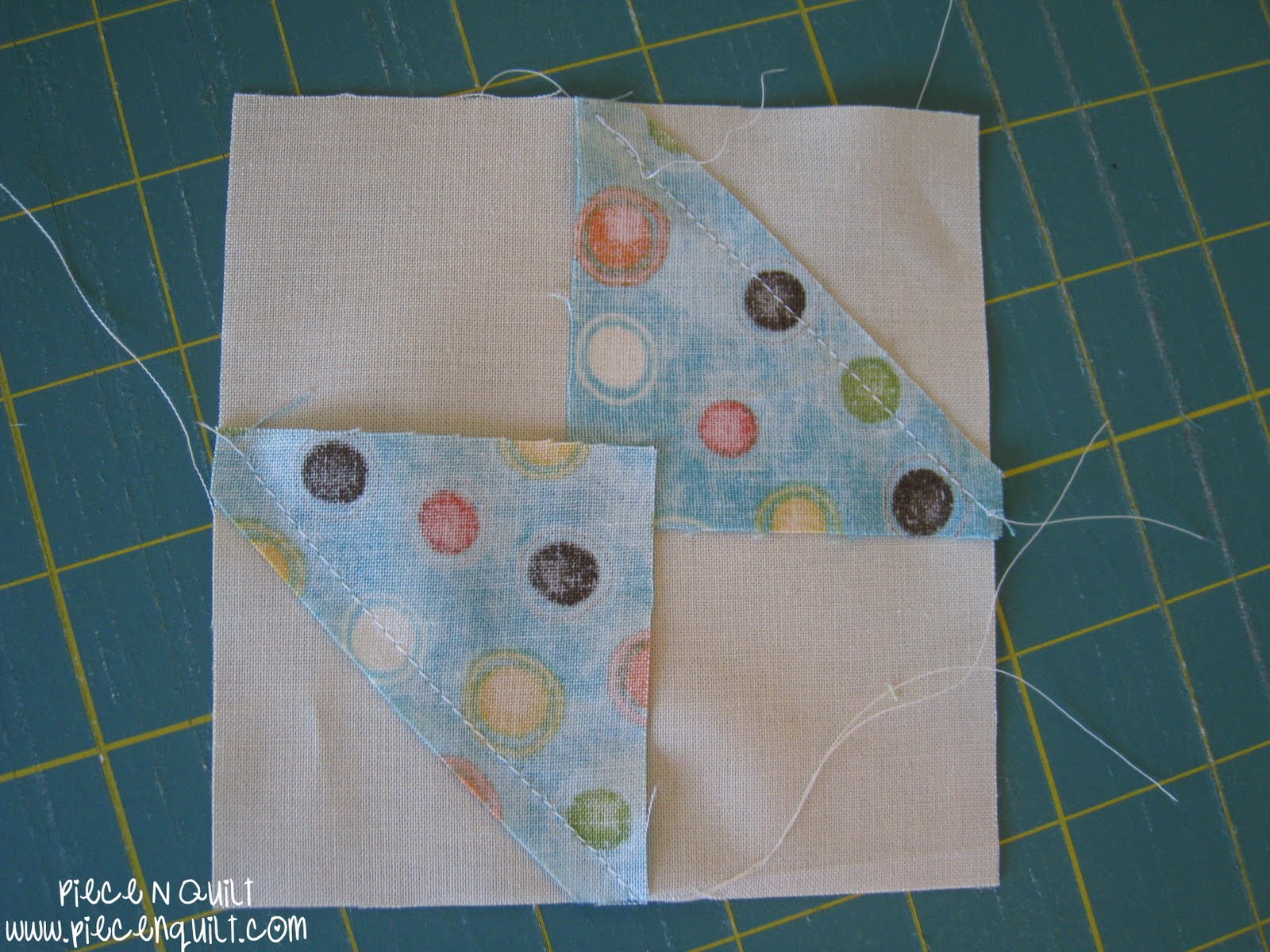 Piece N Quilt: Diamond in a square quilt block {a mini tutorial} and a ...