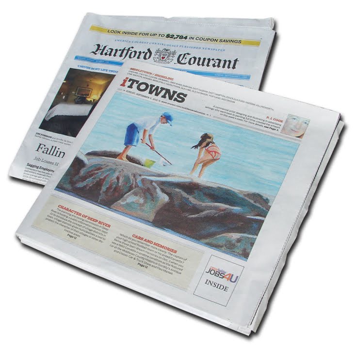 "Crab'n On the Jetty" Oil Painting In Sept 5, 2010 Hartford Courant ...