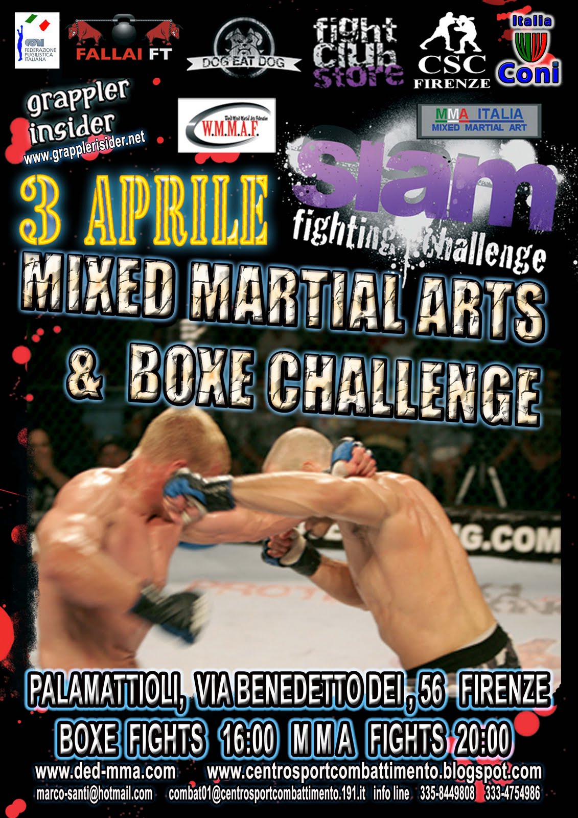 CENTRO SPORT COMBATTIMENTO: SLAM FIGHTING CHALLENGE