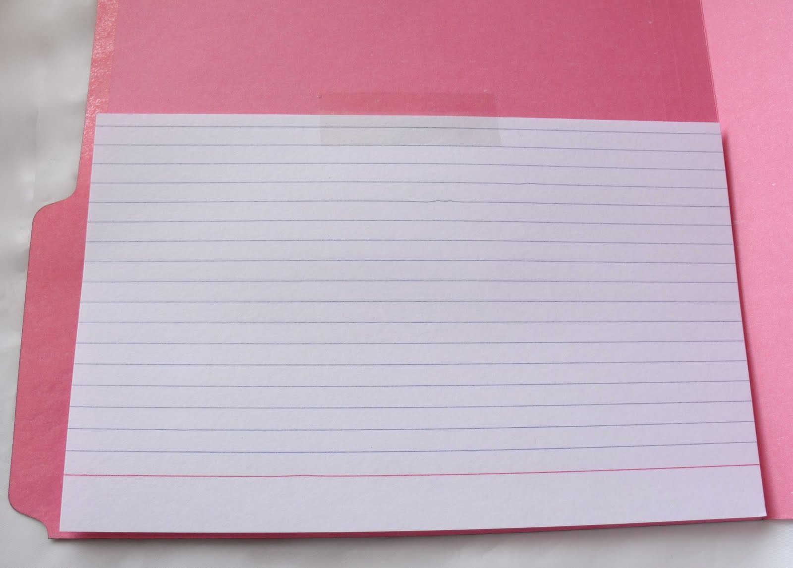 Crafting with Class: Teacher Gift: Student Info Folder