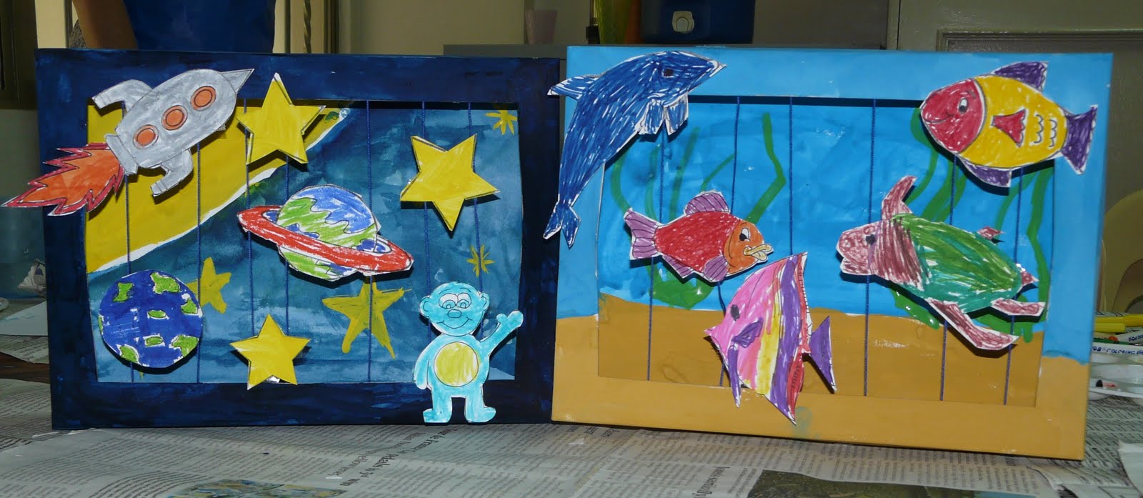 I love crafts: June 24: shadow boxes