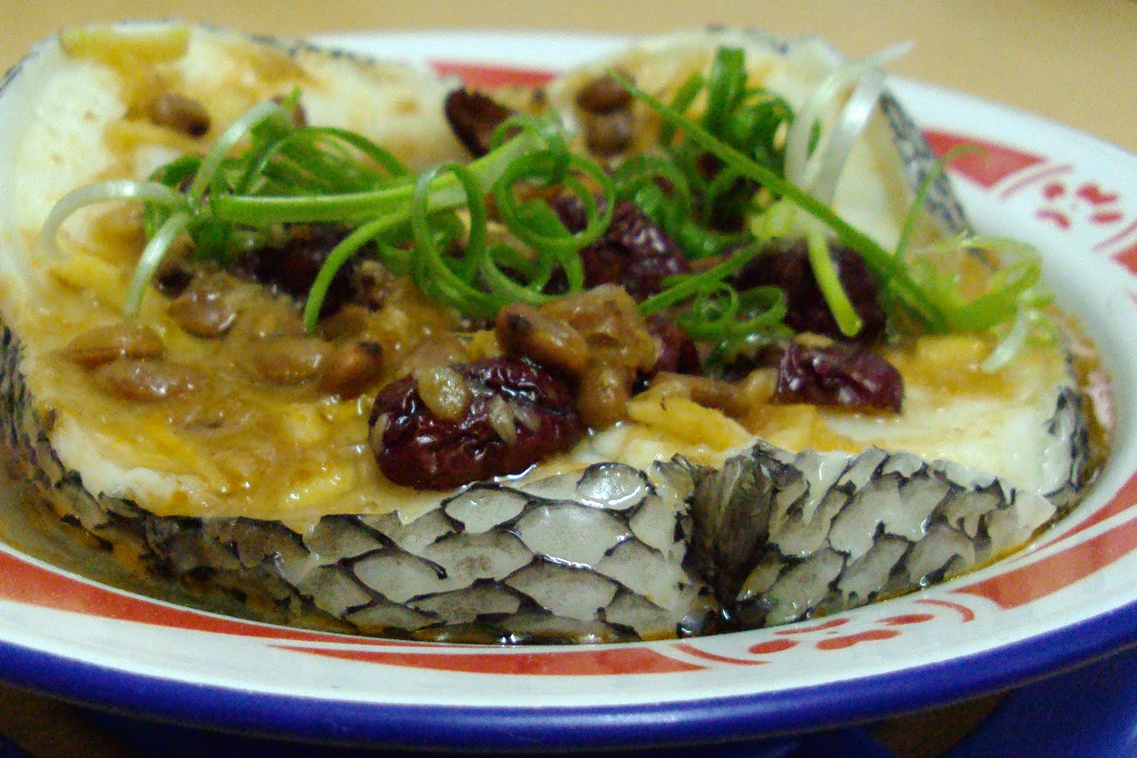 Steam Cod Fish in Bean Paste