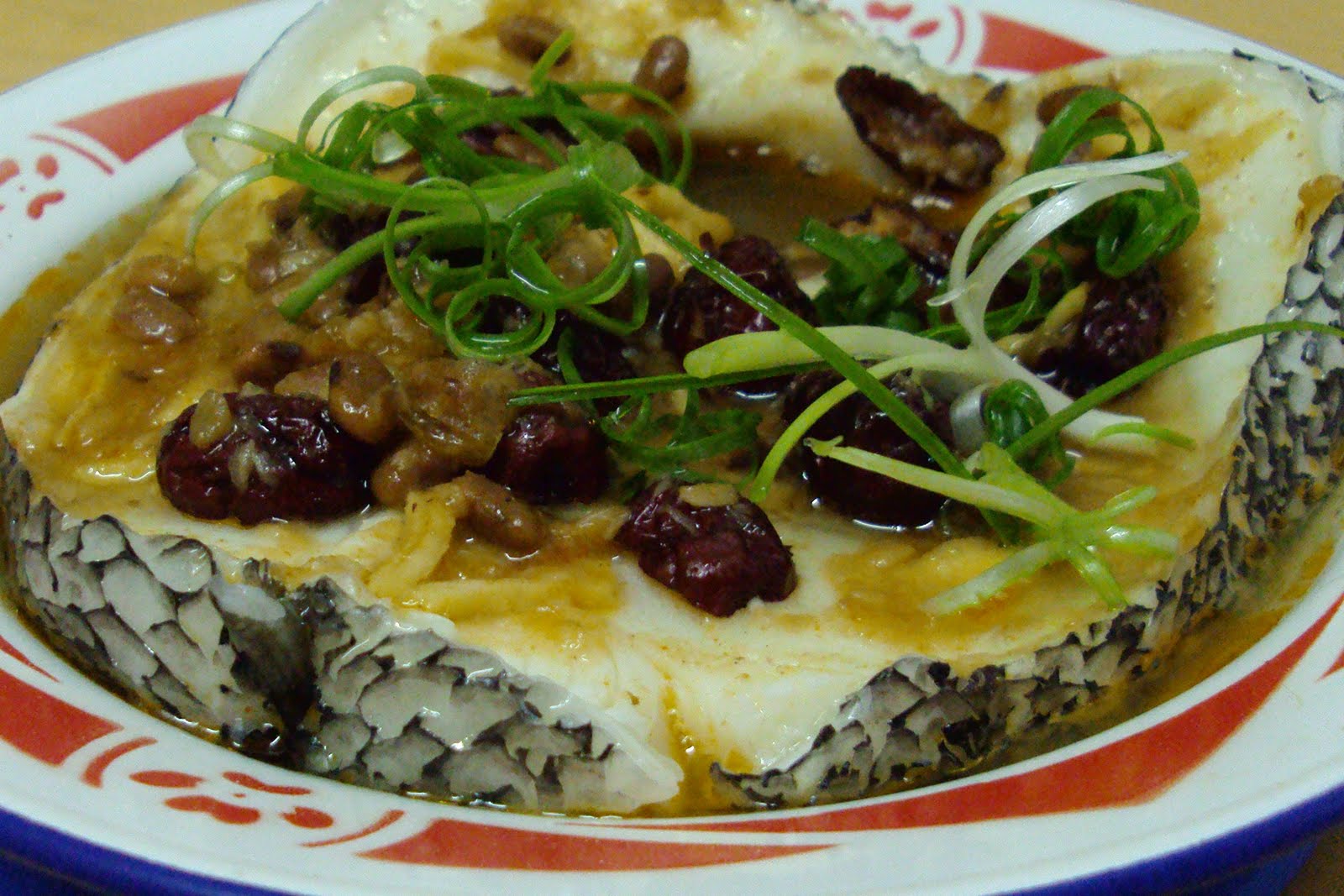 Steam Cod Fish in Bean Paste