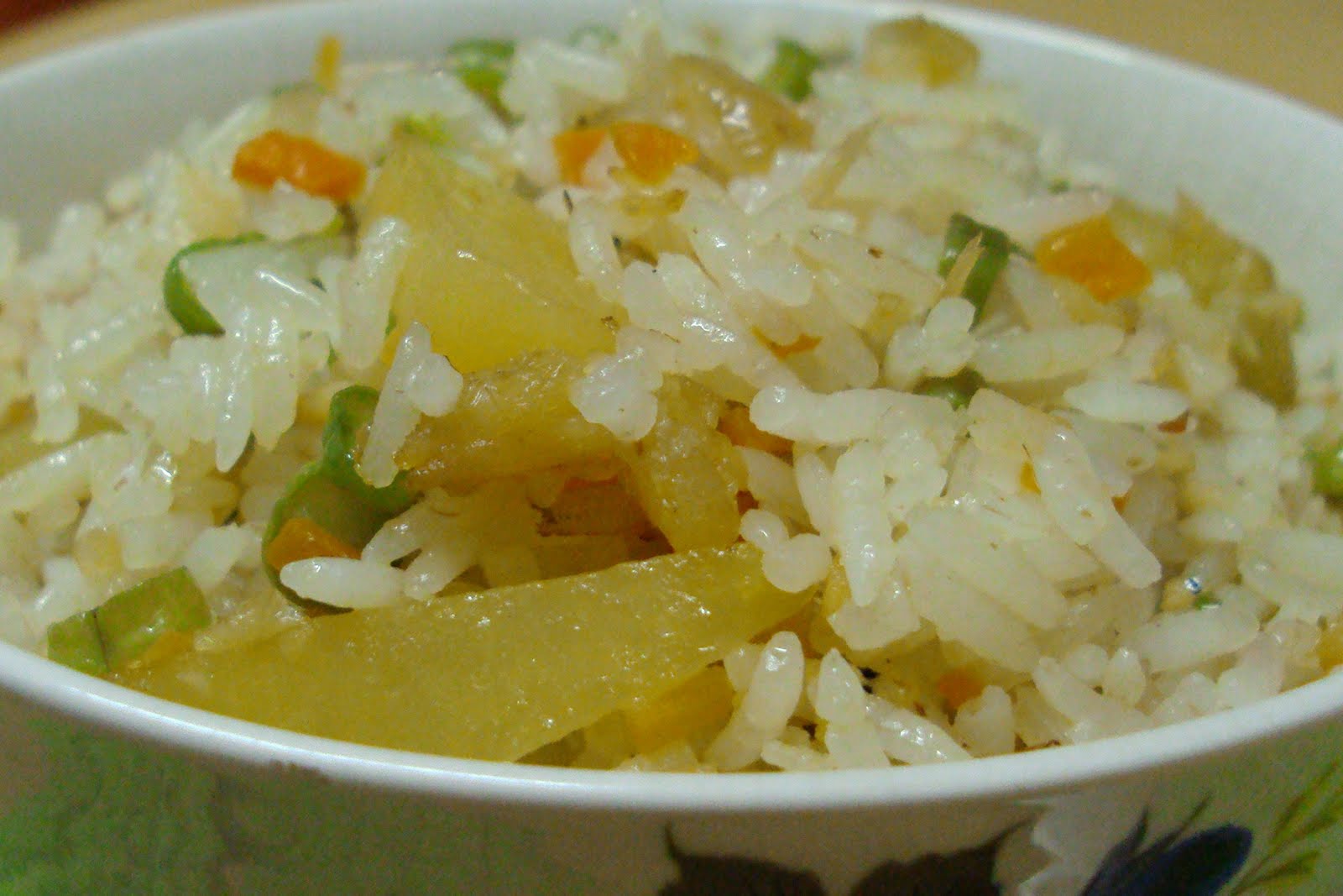 Potato and Green Bean Fried Rice