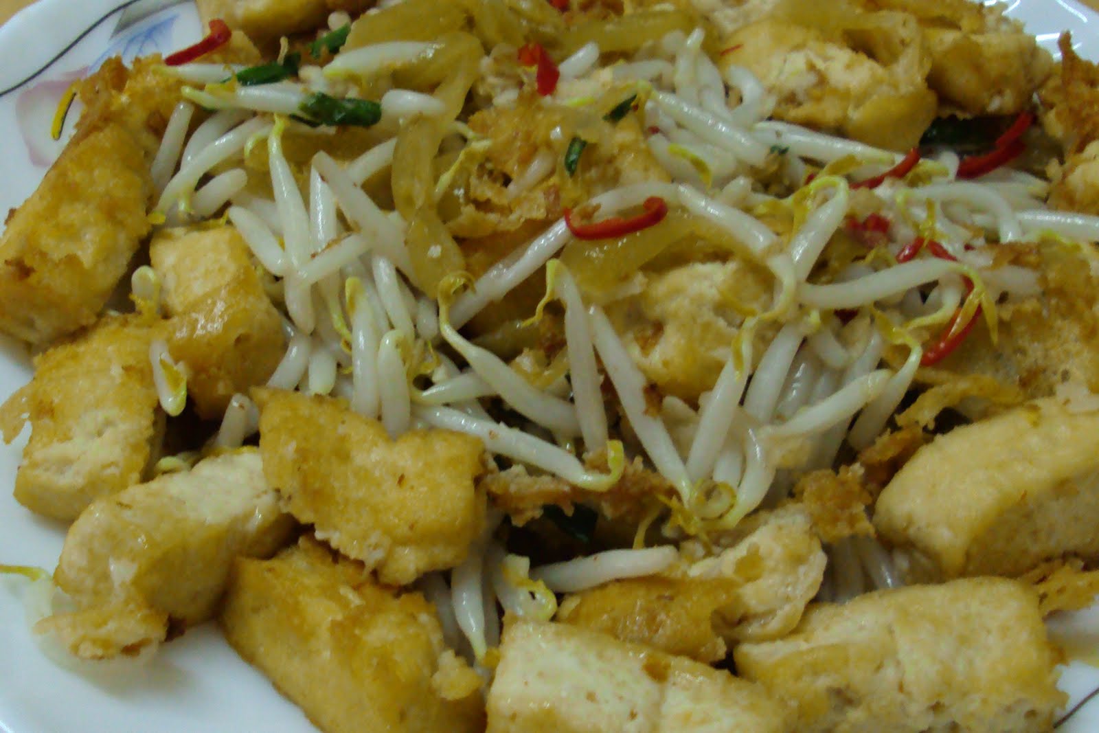 Tau Kwa with Bean Sprouts