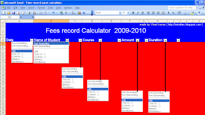 Fees record of School - Advance Calculator download now | Accounting ...