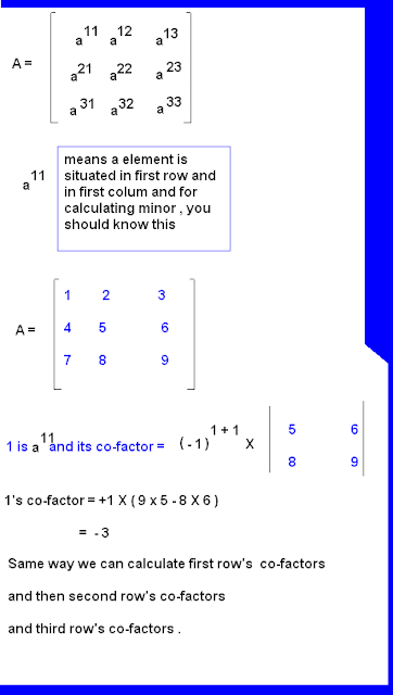 What is Co-factor of Matrix? | Svtuition
