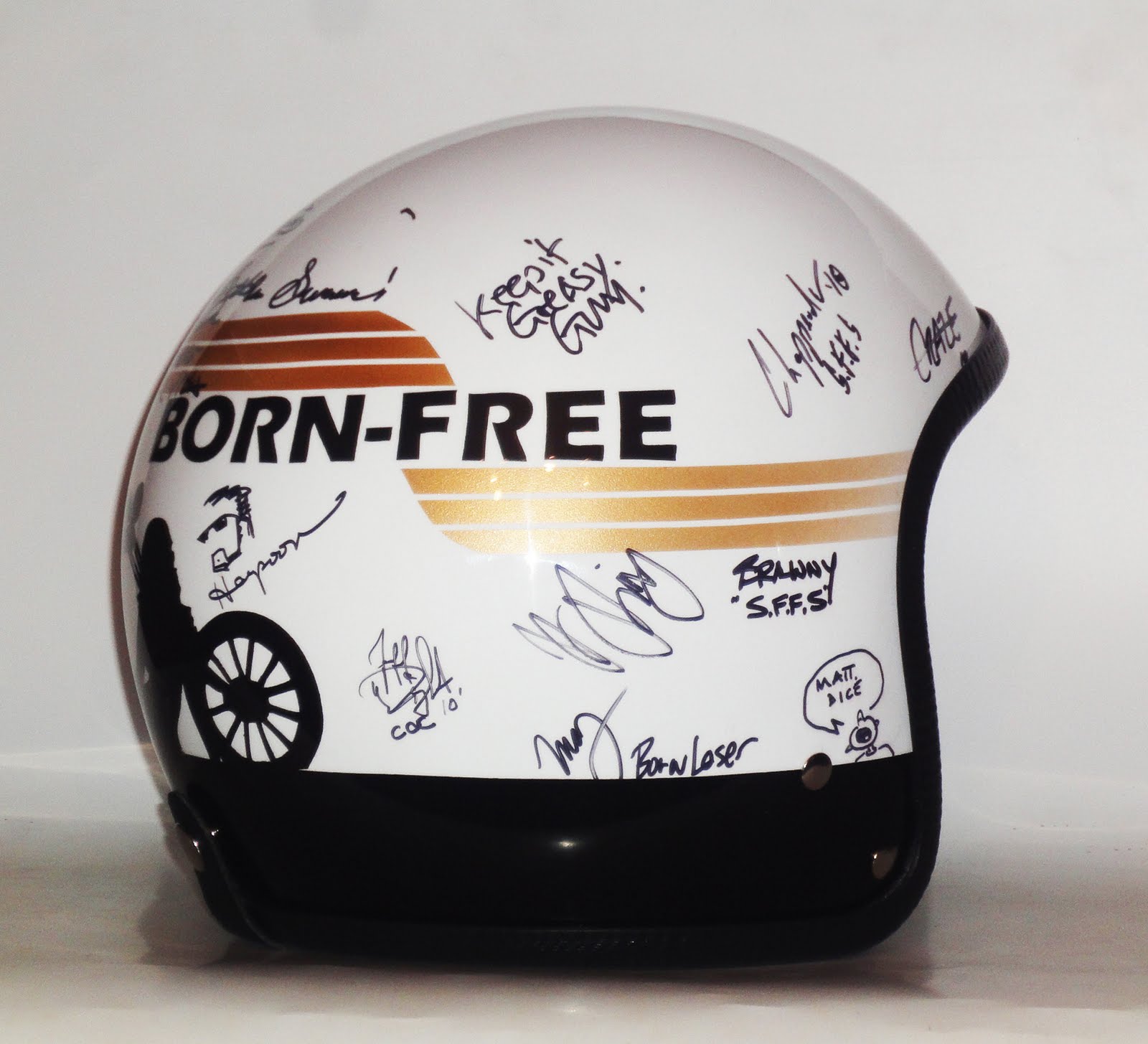Joe King - SpeedShop: My Born Free 2 Signed Helmet