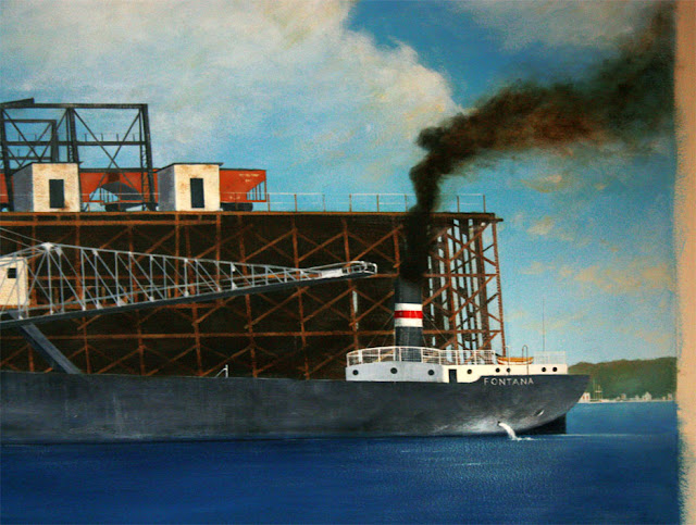 Coal Trestle Mural at Captain Jack's | Wayne County Life