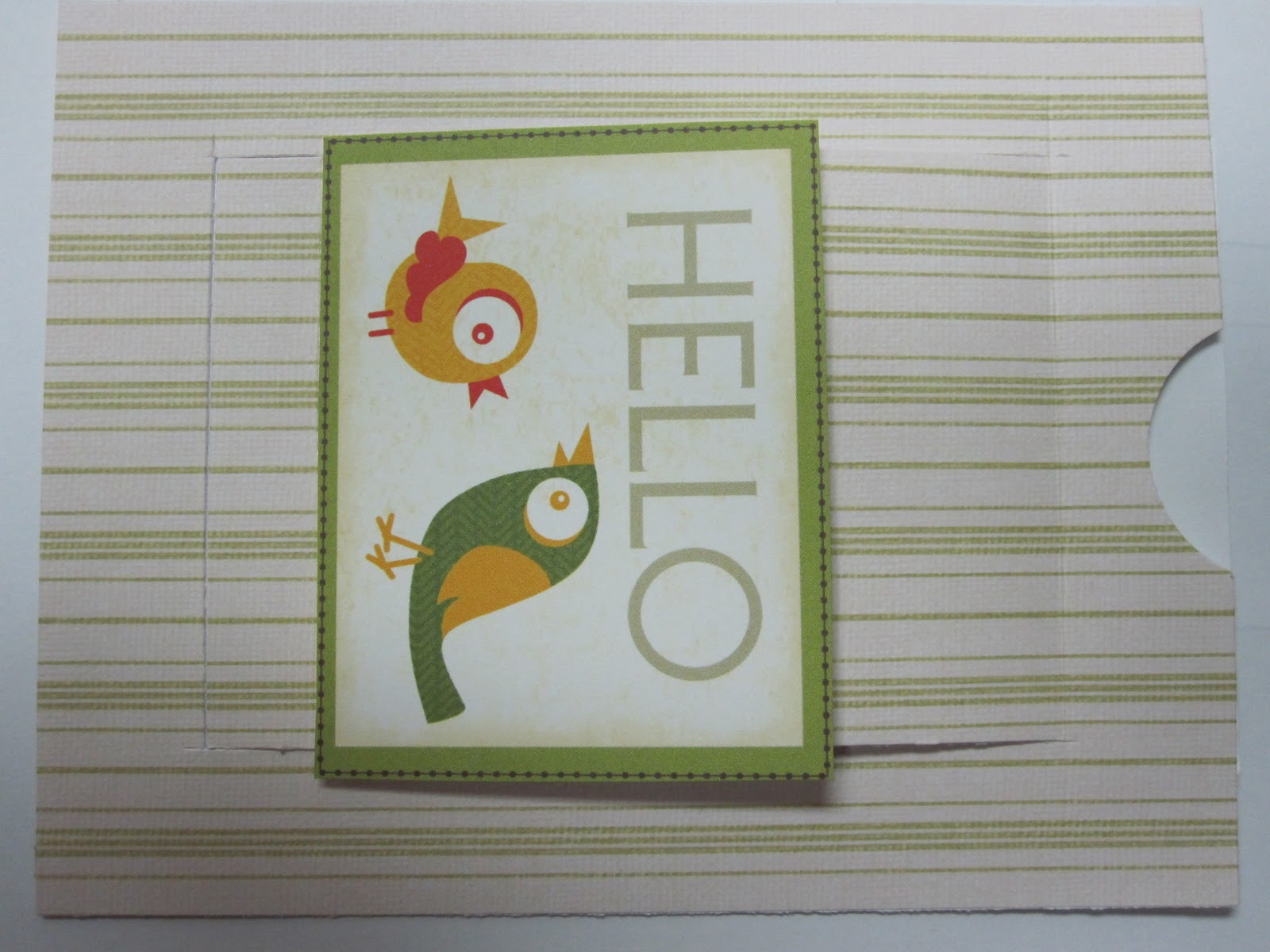 She's a Sassy Lady: Hello Pop Up Card