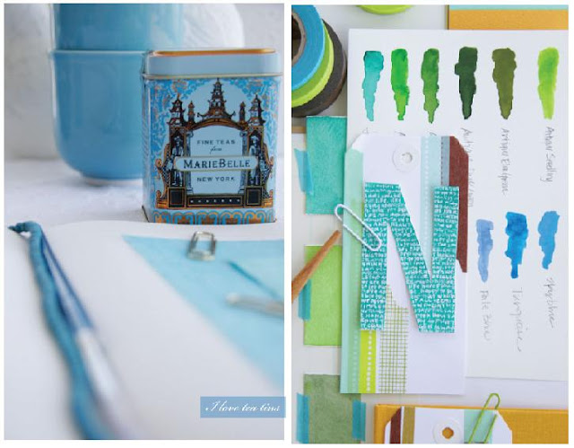 Turquoise + Green - 2010 Color Trend - Saffron Avenue