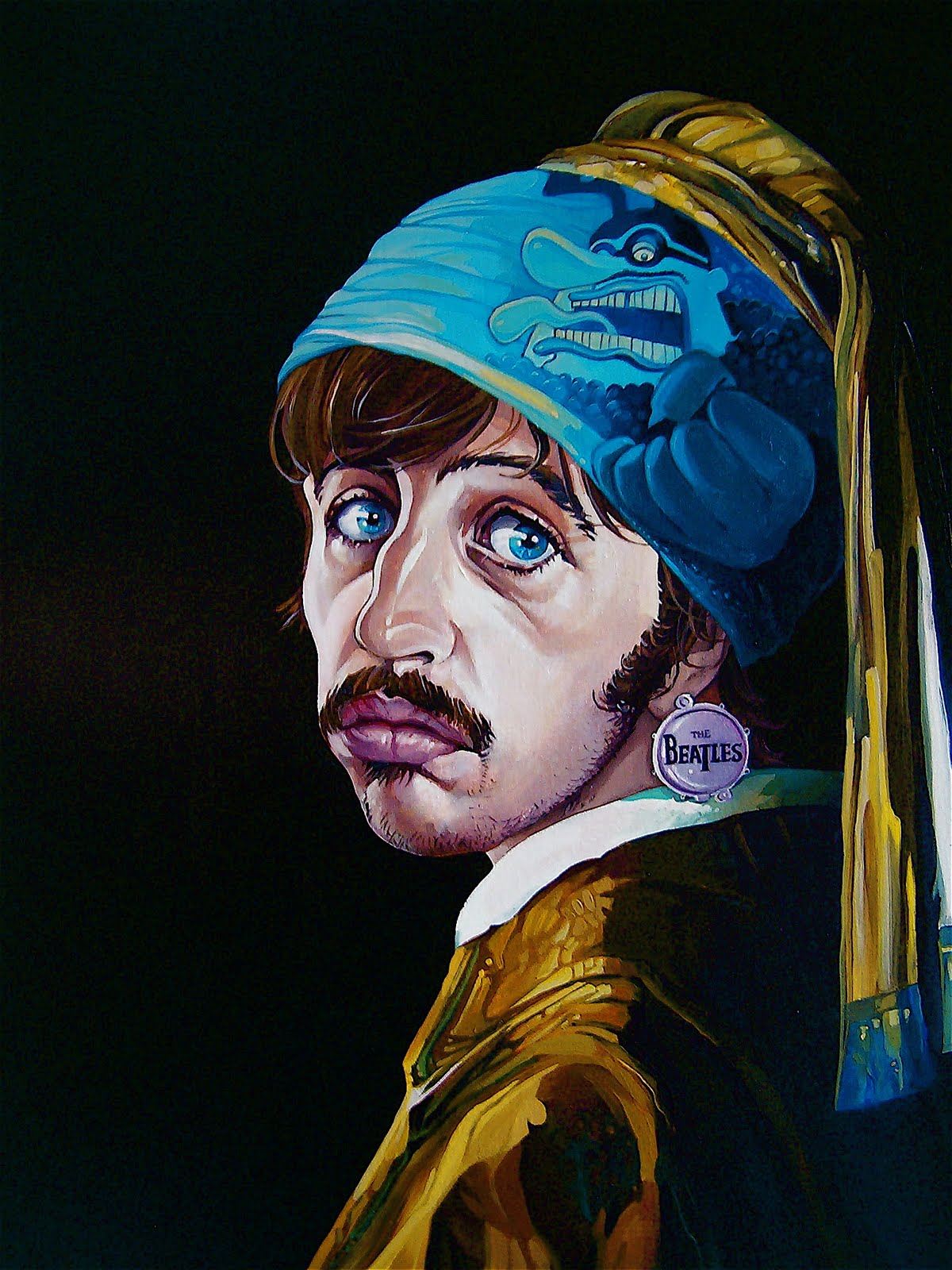 LONDON MILES: David Macdowell recreates "Girl with a pearl earing" for ...