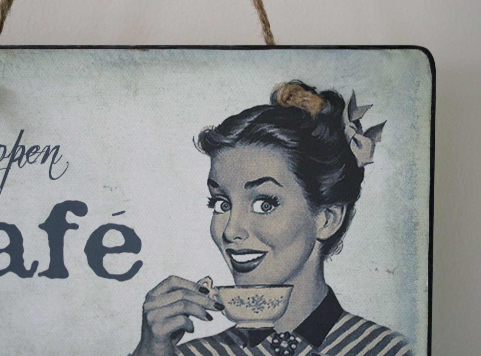 Salige Lavendel: Cafe skilt