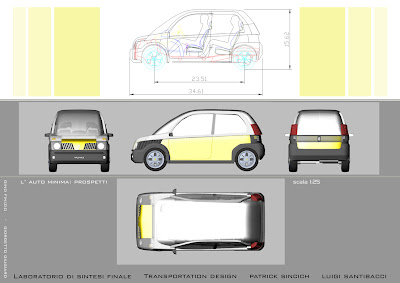 Luigi Santibacci Designer: Yuyu, l' auto minima in un'esercitazione di ...