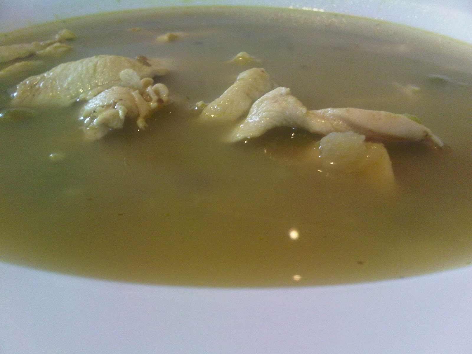 Lemon Love Notes: Potage St. Germain with Strips of Chicken Marinated ...