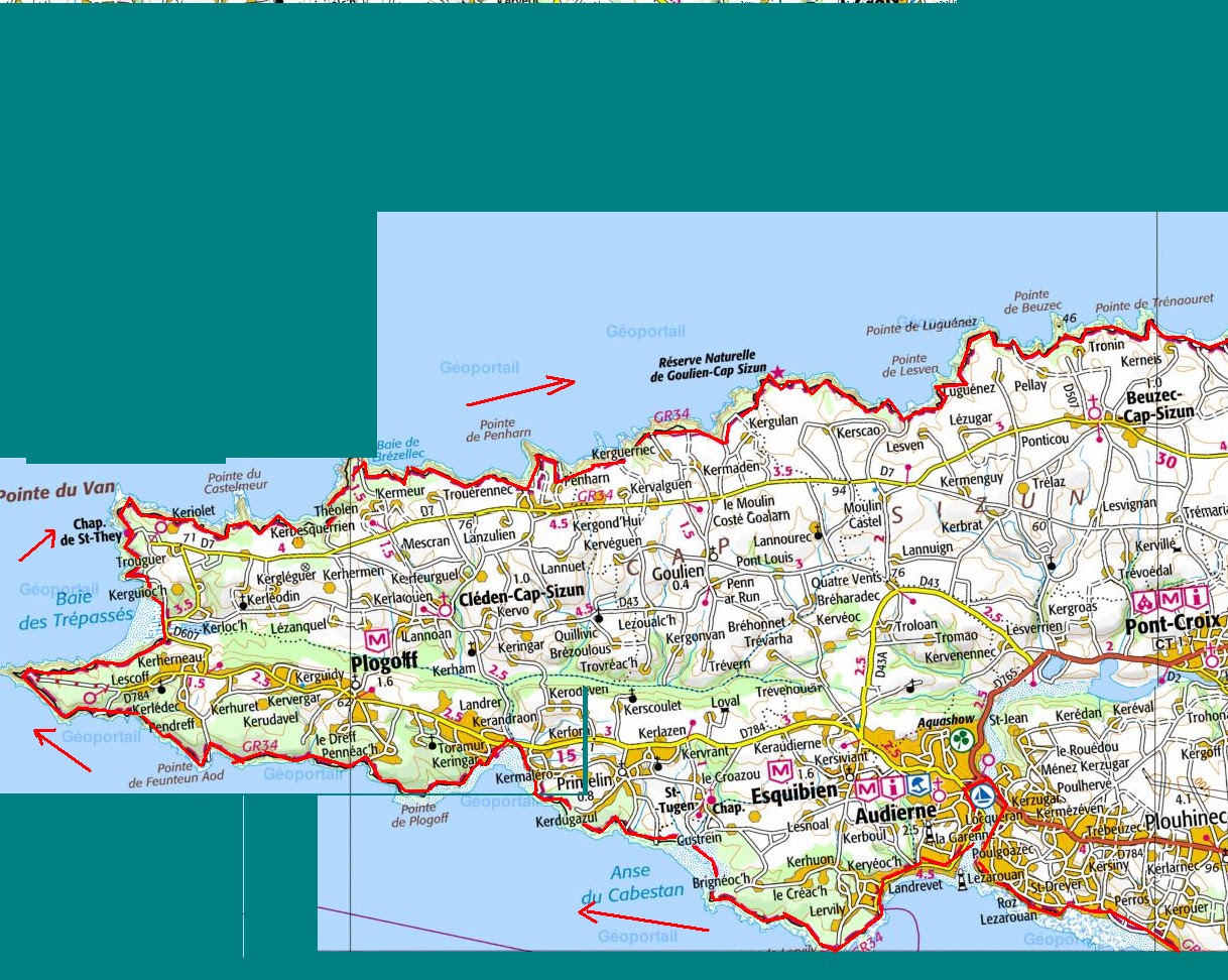 GR34 de Lorient à Crozon: LE PARCOURS