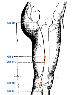 ACUPUNCTURE & ACUPRESSURE: Point Location - GALL BLADDER