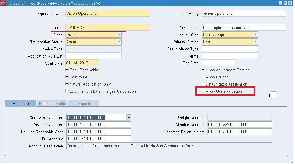 Autoinvoice Error: You cannot over apply this transaction ~ Oracle Apps ...