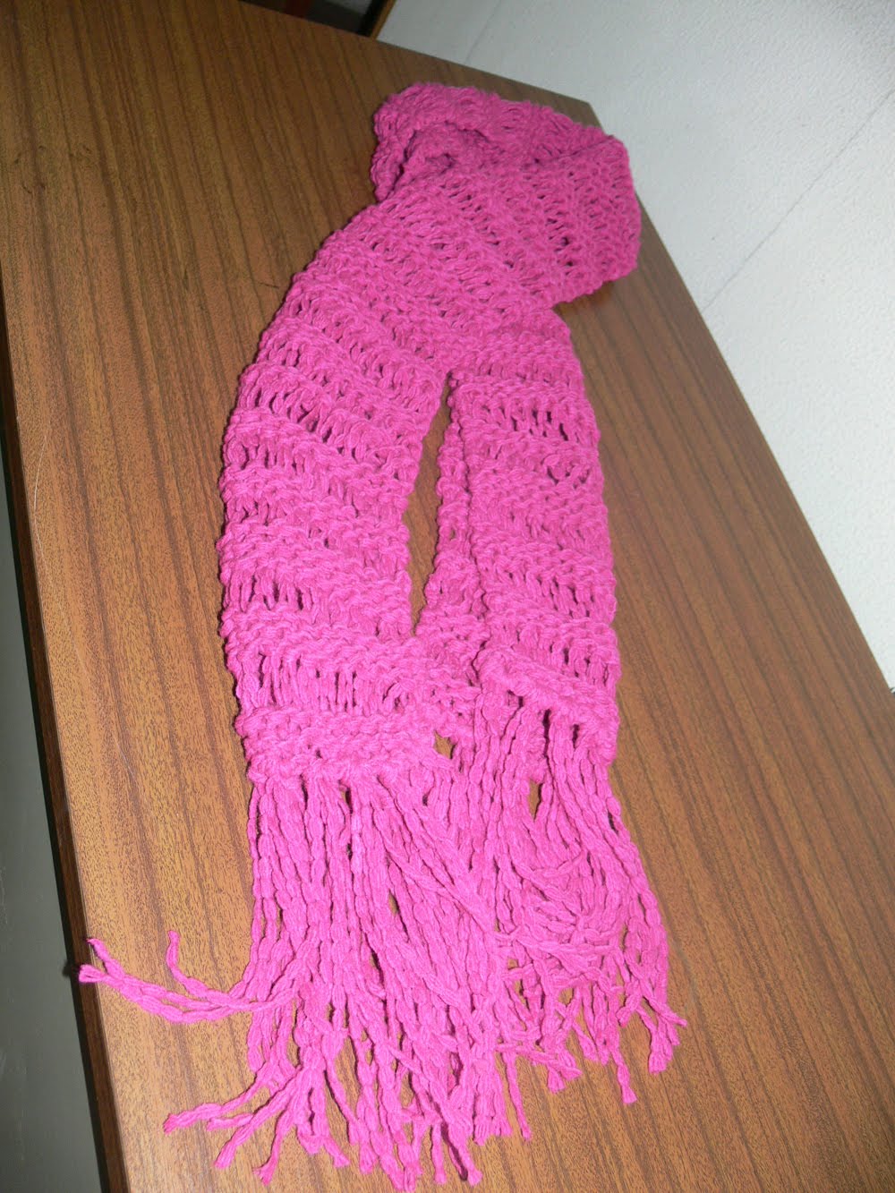 cris-pontinhosmeus: Cachecol rosa adulto