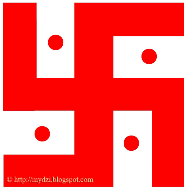 Swastika In Red