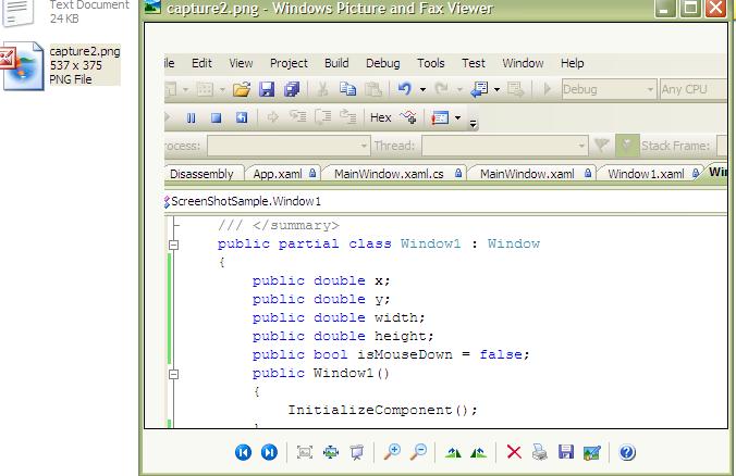 Dot Net Tricks Screen Capture In Wpf And Winforms Application