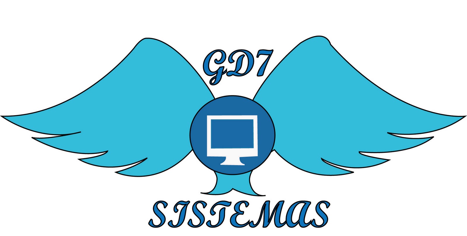 Diseño e Ilustraciòn Gràfica: LOGO EMPRESA GD7 SISTEMAS 2