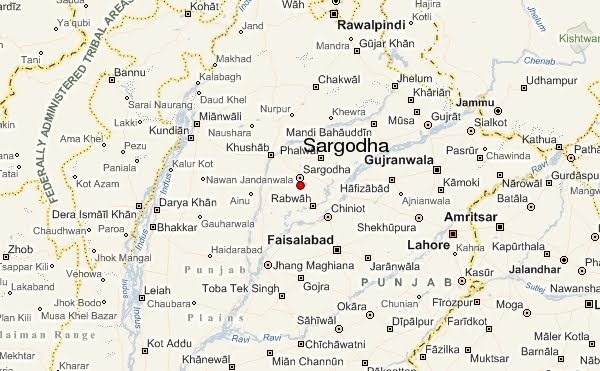 Sargodha Full Map