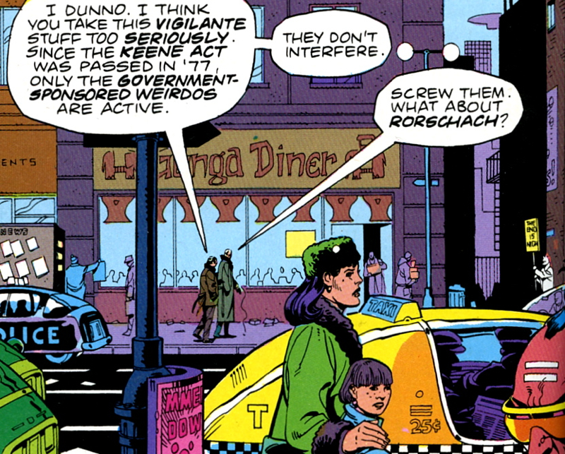 GEEKANERD: Watchmen: Movie Stills to Comic Panels Comparison