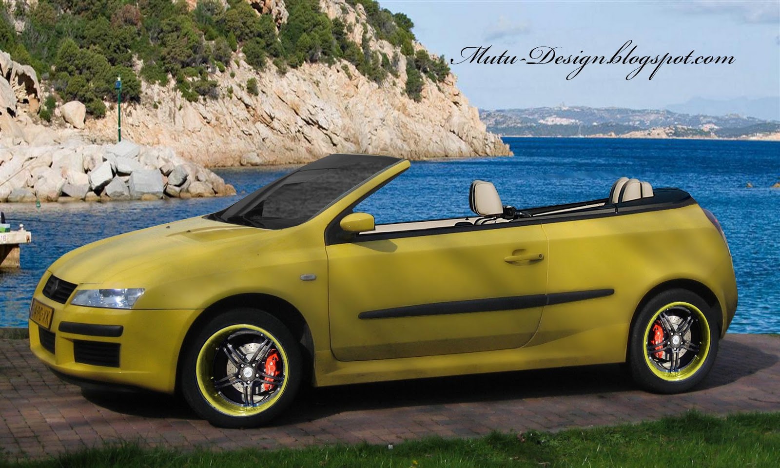 Virtual Tuning with Photoshop CS3: Fiat Stilo Decapotabil
