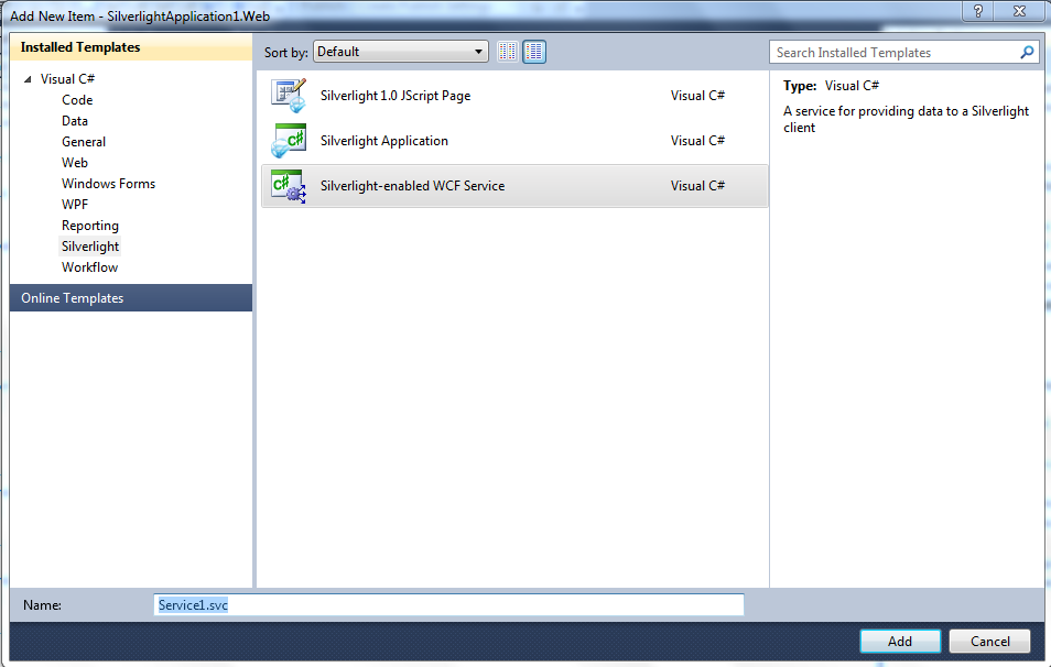 Acceder a la sesión de ASP.NET en Silverlight
