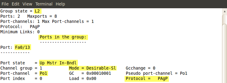 Lesson 24 - Layer 2 Etherchannel
