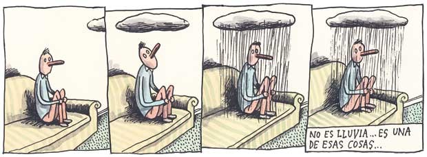 Mi Lengua 4 A: Liniers nos invita a pensar ...la forma fabulosa de ver ...