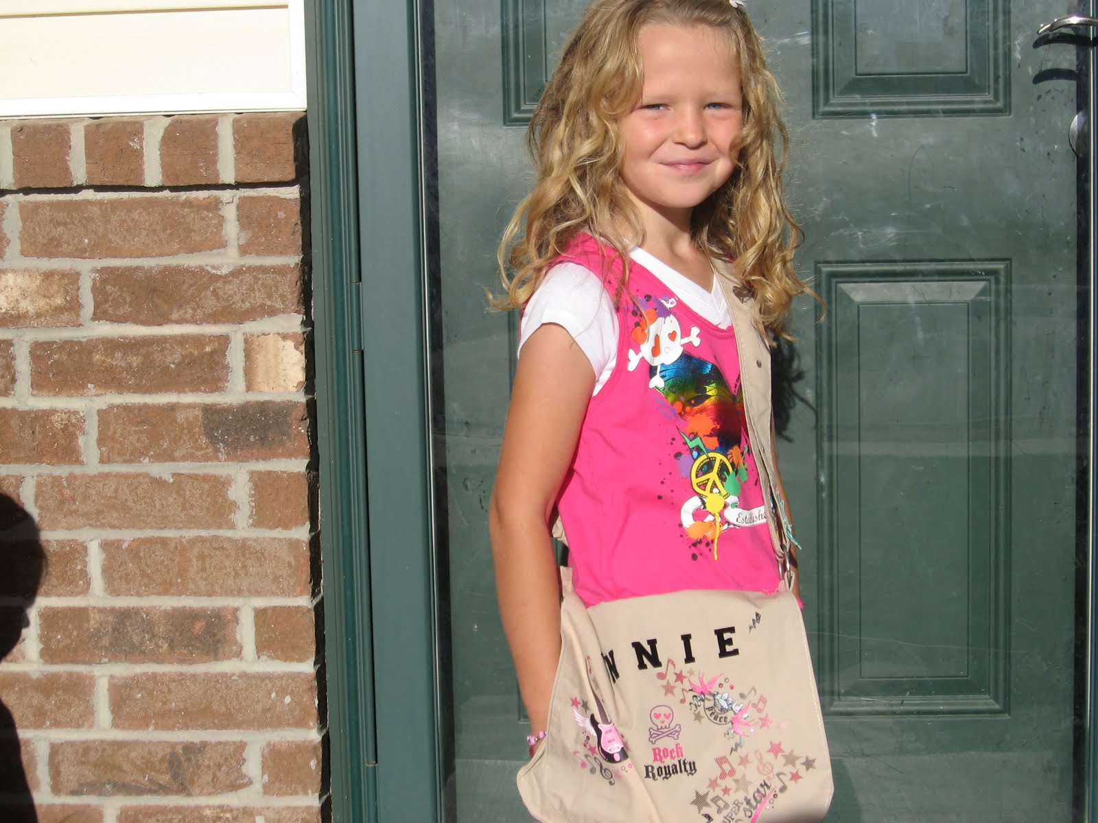 Little girls . . .: Annie's 1st day of 3rd Grade!