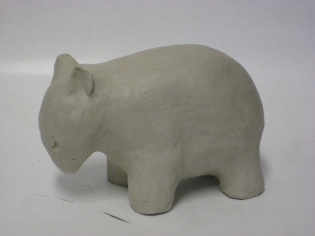 Gabriella's Gallery: Third Ceramic - Wombat