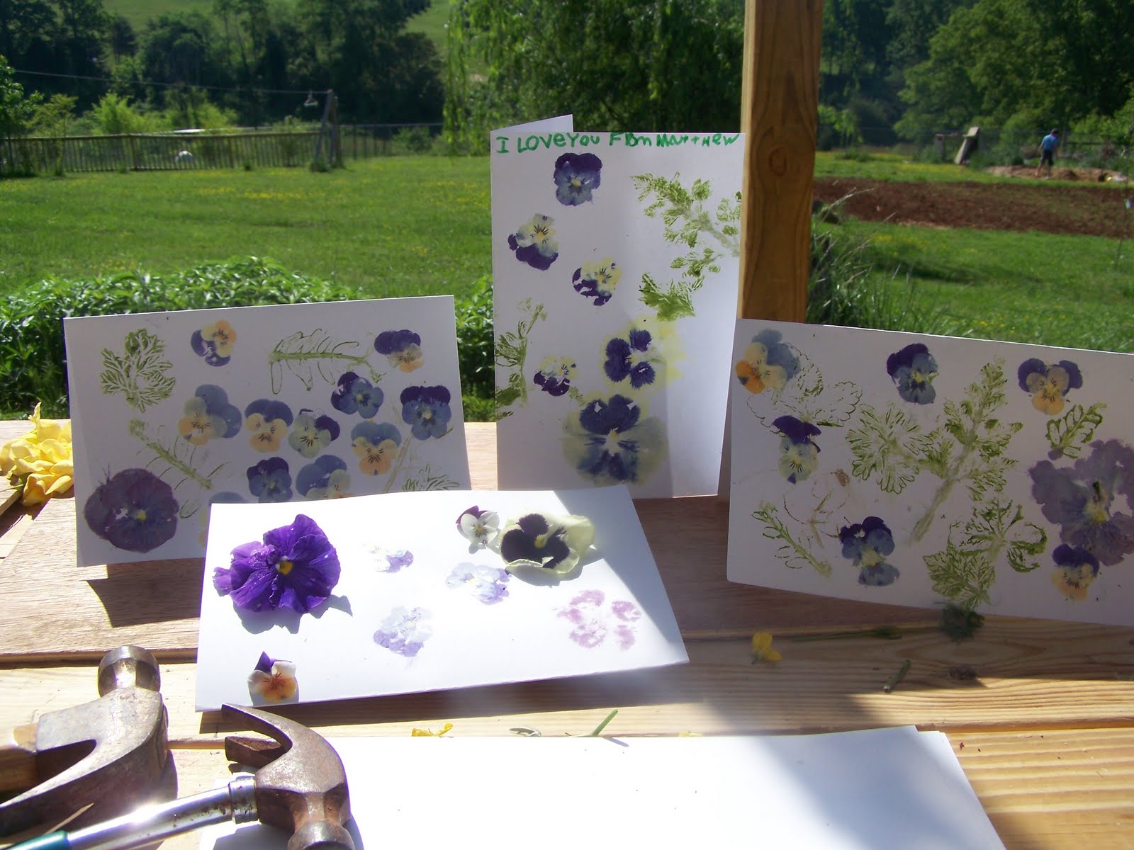 At the Butterfly Ball: Flower Pounding Card Tutorial