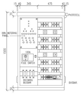 Electrical Installation Wiring Pictures: Feeder pillar single line diagram