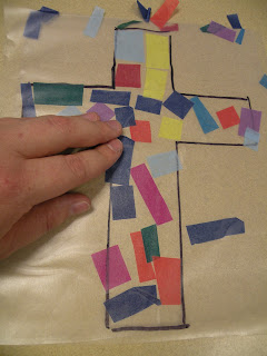 The Fantastic Five: Kid-Friendly "Stained Glass" Crosses