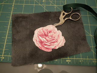 Feather On A Wire: Liquid Thread Liquid Stitch Applique