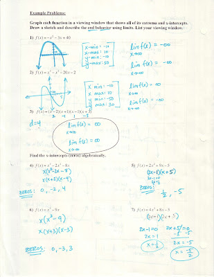 CHS Pre-Calculus: Notes 2.3 (part one) 10/28/08