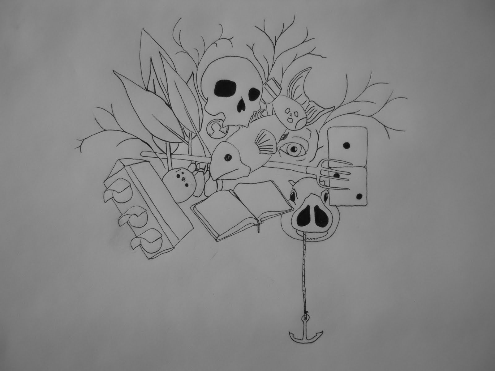 Bombstract : random drawings