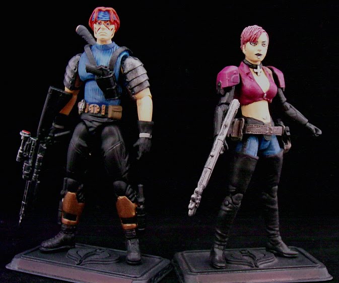 Stronox Custom Figures: GI Joe Zandar and Zarana....Again!